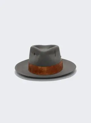 Nick Fouquet Olive Branch Fedora - Slate