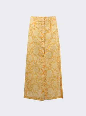 Lhd The Georgia Printed Skirt - Daffodil