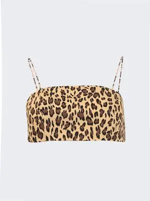 Adam Lippes Printed Bandeau - Multicolor Natural