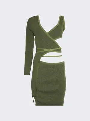 ESTER MANAS Short Asymmetric Wrap Knit