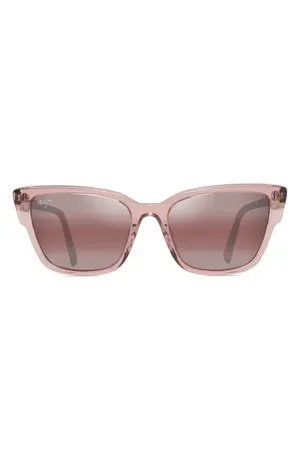 Maui Jim Maui Jim Kou Cat Eye Sunglasses Translucent Pink