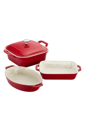 STAUB 4-piece Ceramic Baking Dish Set One-color