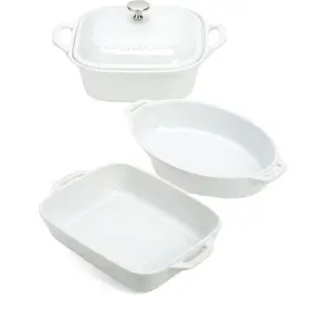 STAUB 4-piece Ceramic Baking Dish Set - White