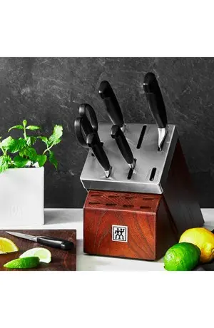 ZWILLING J.a. Henckels Four Star Self-sharpening Knife Block & Knife Set