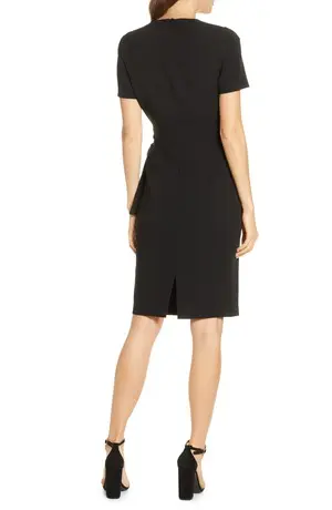 Black Halo Harbor Sheath Dress