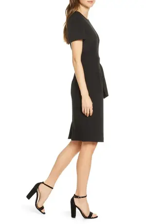 Black Halo Harbor Sheath Dress