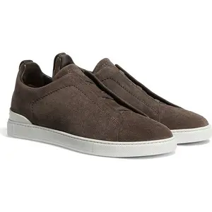 ZEGNA ZEGNA Triple Stitch Slip-On Sneakers