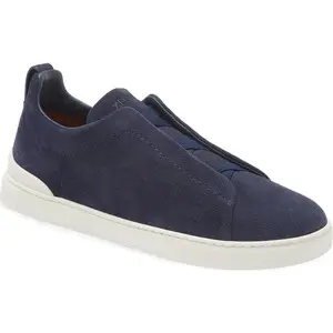 Zegna ZEGNA Triple Stitch Slip-On Sneakers Quartz Blue