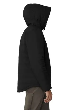 Canada Goose Lodge Packable Down Hooded Jacket - Black