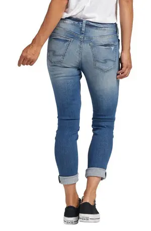 SILVER JEANS CO. Slim Fit Girlfriend Jeans