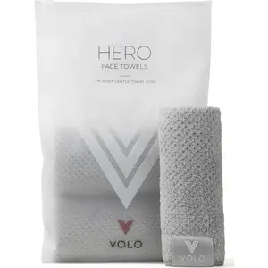 VOLO 3-pack Hero Face Towels Luna Gray