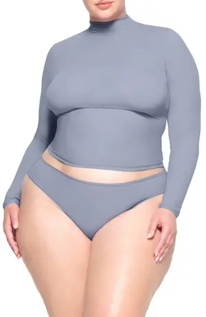 SKIMS Fits Everybody Turtleneck Top Slate
