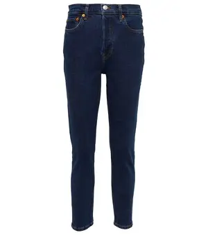 RE/DONE 90s High-rise Cropped Skinny Jeans