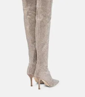 Paris Texas Embellished Over-the-knee Boots
