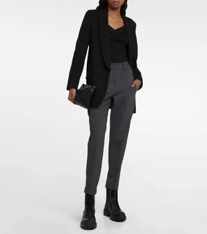 Brunello Cucinelli High-rise Tapered Pants