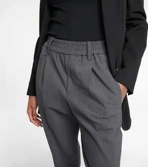 Brunello Cucinelli High-rise Tapered Pants