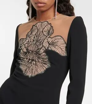 David Koma Macramé-detail Minidress
