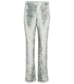 JIL SANDER Straight-leg Wool-blend Pants