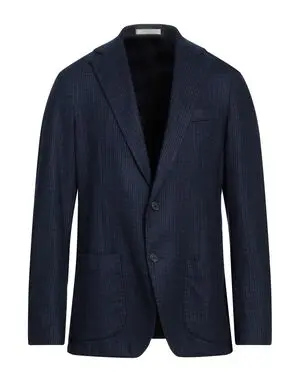 Altea Man Blazer Dark Brown Size 40 Wool, Polyamide, Polyester Dark Blue