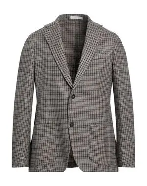 Altea Man Blazer Dark Brown Size 40 Wool, Polyamide, Polyester Grey