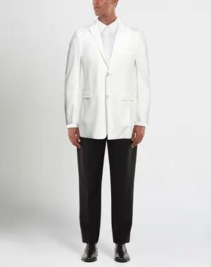 PAOLO PECORA Single-breasted Blazer - White