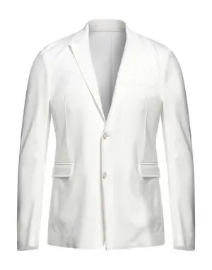 PAOLO PECORA Single-breasted Blazer - White