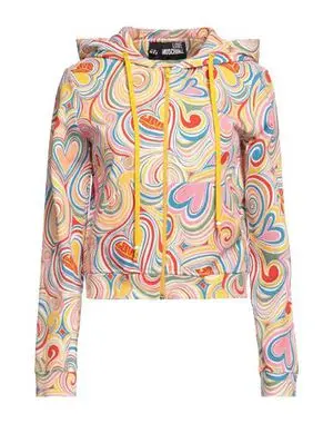 Moschino Sweatshirt Size Cotton, Elastane - Yellow
