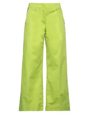 KAOS Flared High-waisted Pants - Green