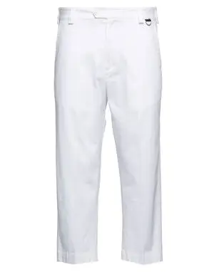 LOW BRAND Man Pants Military Green Size 31 Cotton, Elastane White