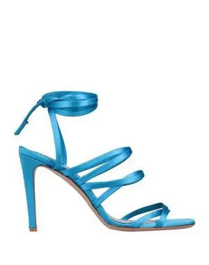 Pinko Lace-up Stiletto Sandals - Blue