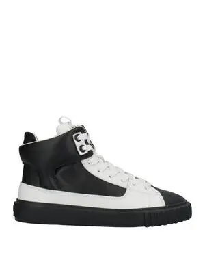 Just Cavalli Leather High-top Sneakers - White