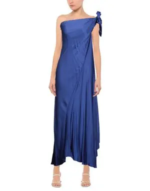 ANGELA MELE MILANO Maxi One-shoulder Dress - Blue