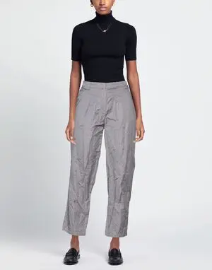 MANILA GRACE Tapered Crinkled Pants