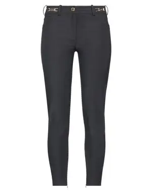 Elisabetta Franchi Tapered Twill Pants Black