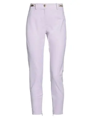 Elisabetta Franchi Tapered Twill Pants - Purple