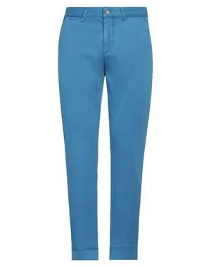 JECKERSON Pants Size Tencel, Cotton, Elastane - Blue