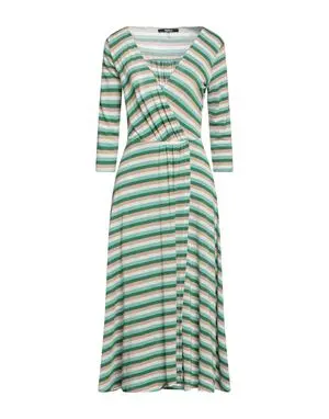 SISTE'S Midi Trapeze Dress - Green