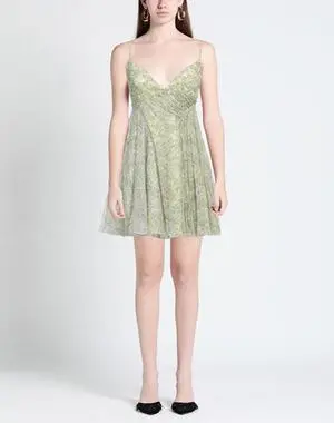 GIOVANNI BEDIN Silk Floral-print Mini Dress