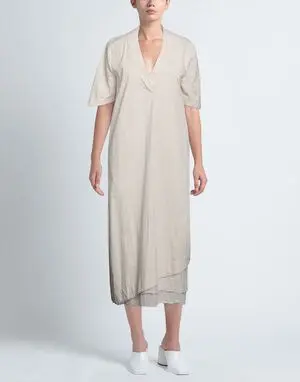 European Culture Midi Dress Size Cotton, Elastane