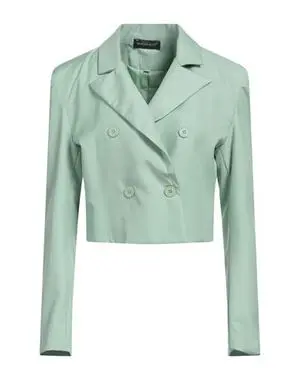 VANESSA SCOTT Double-breasted Blazer - Green