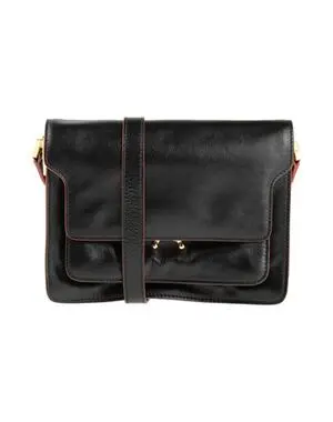 Marni Cross-body Bag In Leather - Black