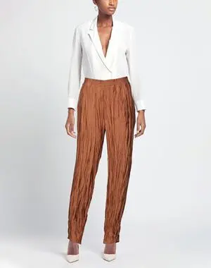 ROBERTO COLLINA Tapered Relaxed Fit Pants - Brown