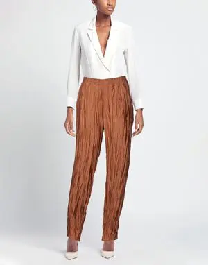 ROBERTO COLLINA Tapered Relaxed Fit Pants - Brown