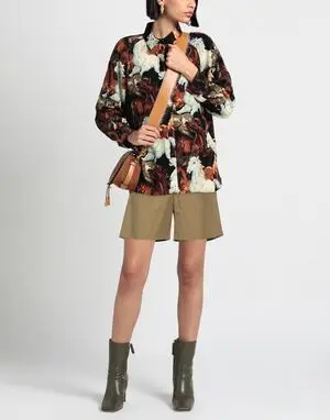 Aspesi Cotton Linen Checked Bermuda Shorts