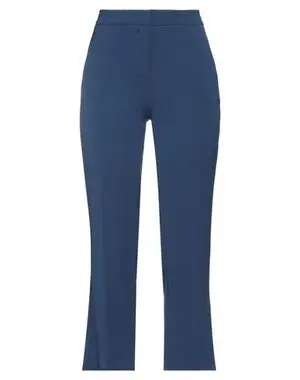 SEMICOUTURE Straight-leg Crepe Pants - Navy