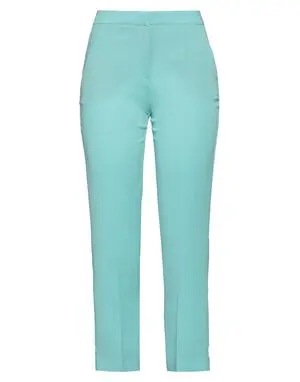SEMICOUTURE Straight-Leg Crepe Pants Sky Blue