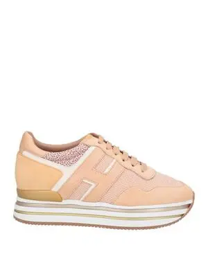 Hogan Leather And Textile Sneakers - Pink