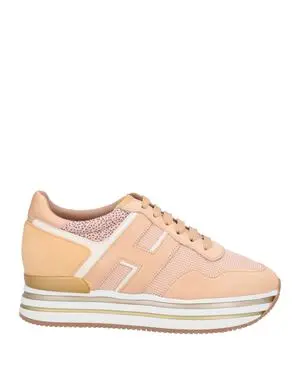 Hogan Leather And Textile Sneakers - Pink