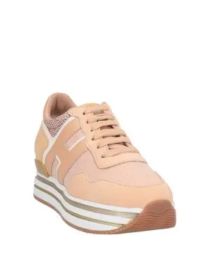 Hogan Leather And Textile Sneakers - Pink