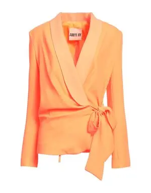 ANIYE BY ANIYE BY Single-Breasted Blazer With Sash Orange